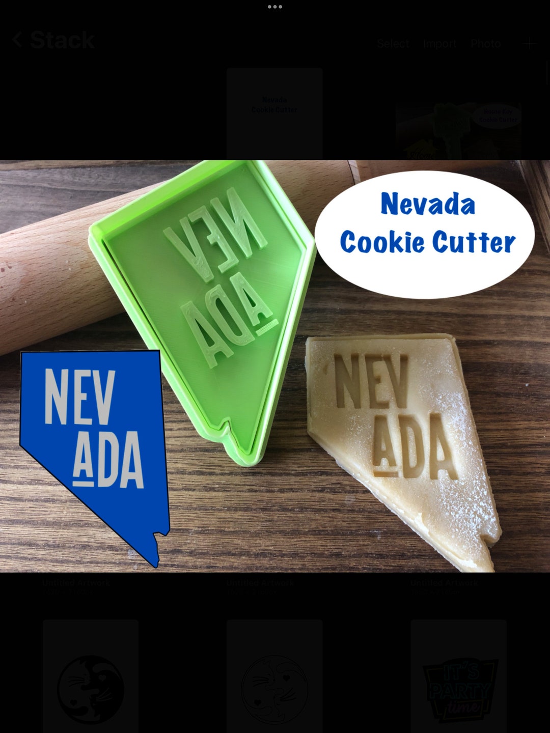 Nevada Cookie Cutter, United States, Cookie Cutter and Stamp - Etsy
