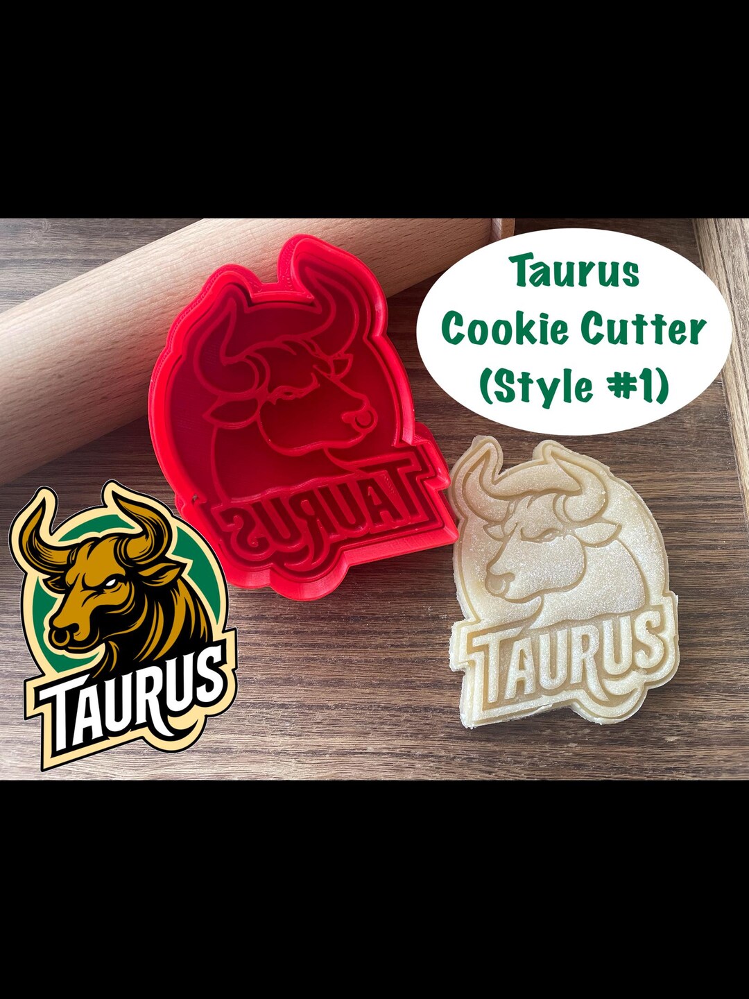 Taurus Cookie Cutter, Birthday, Zodiac, Astrology Cookie Cutter and ...