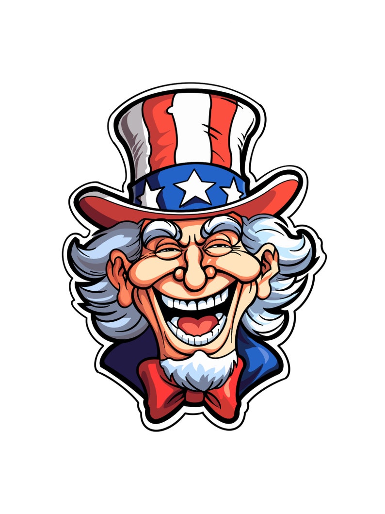 Uncle Sam Cookie Cutter, USA, America, Fourth of July, Independance Day ...