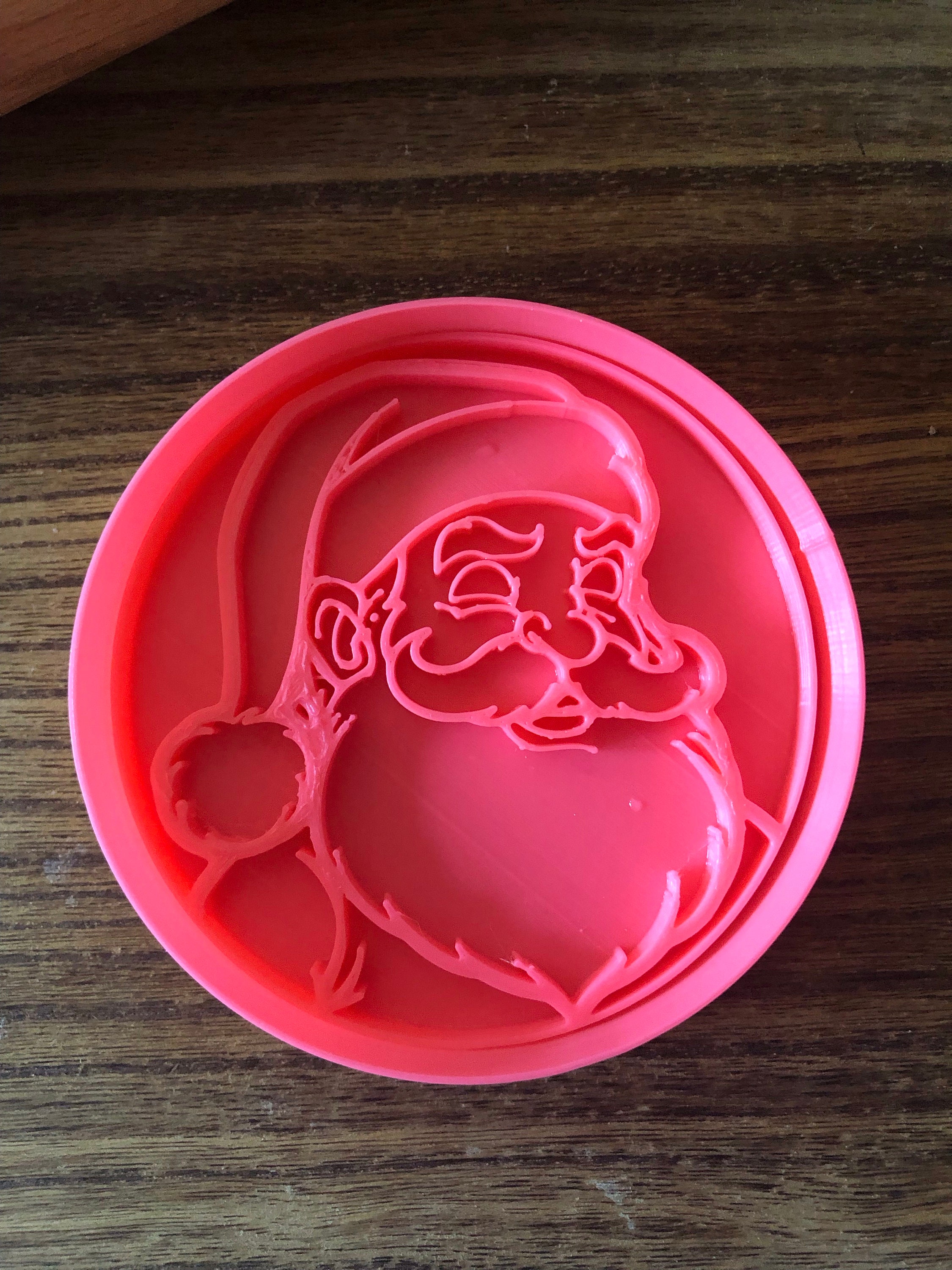 Santa Cookie Cutter, Christmas, Santa Clause, Cookie Cutter and Stamp ...