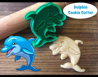 Dolphin Cookie Cutter Animal Cookie Cutters Fondant - Etsy