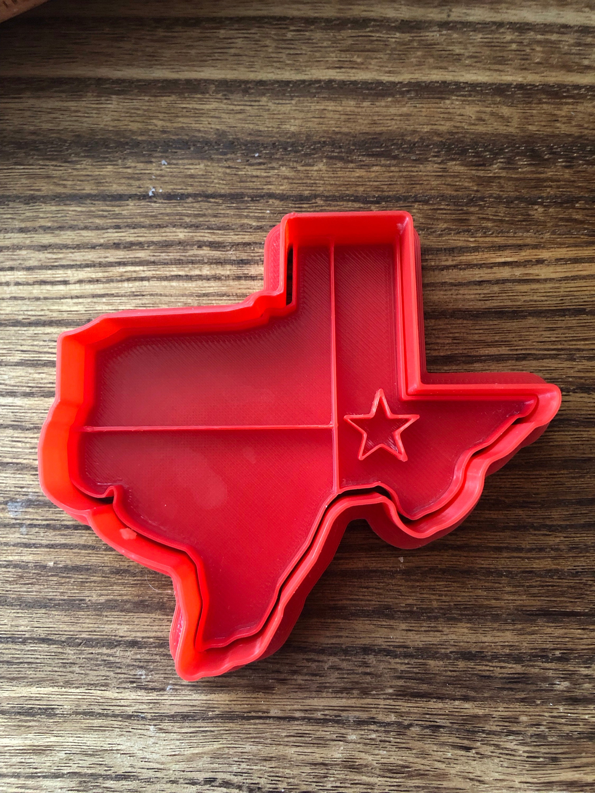 Texas Cookie Cutter, Flag, United States, Cookie Cutter and Stamp - Etsy