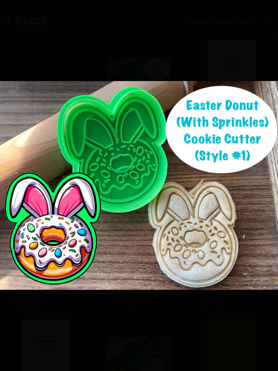 Easter Cookie Cutter, Donut Cookie Cutter and Stamp - Etsy
