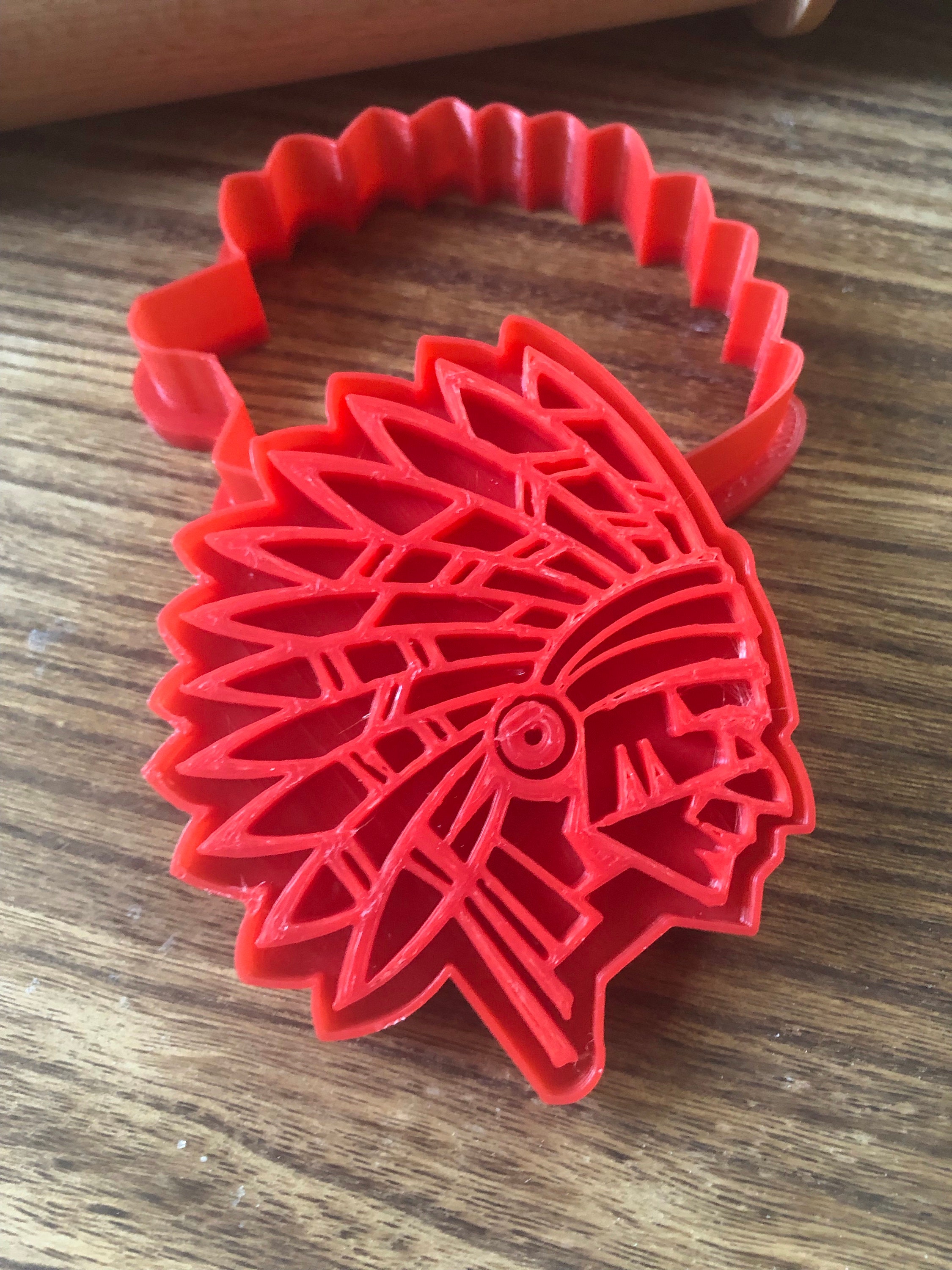 Native American Cookie Cutter and Stamp - Etsy
