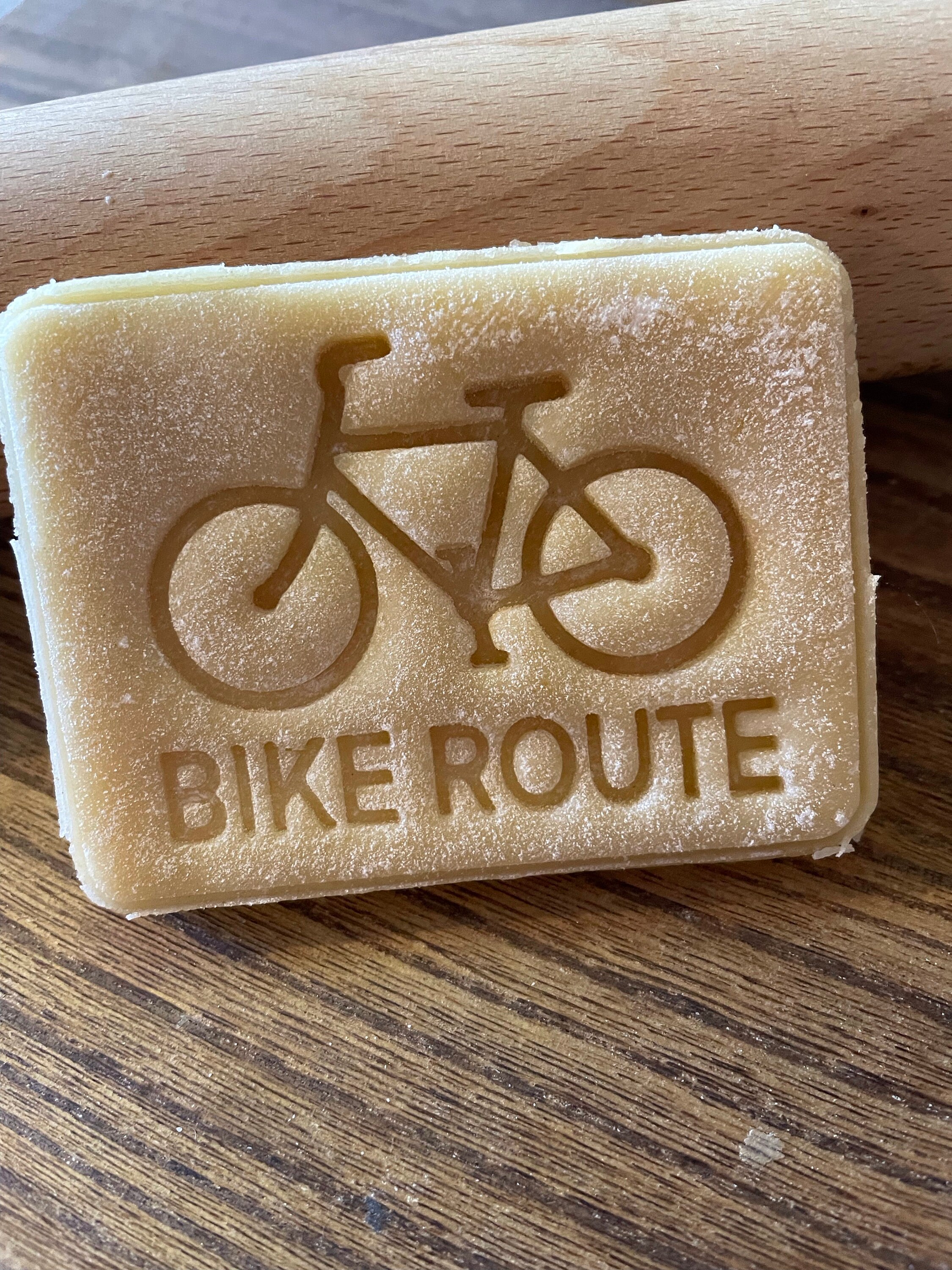 Bike Route Cookie Cutter, Traffic, School, Road Sign, Cookie Cutter and ...