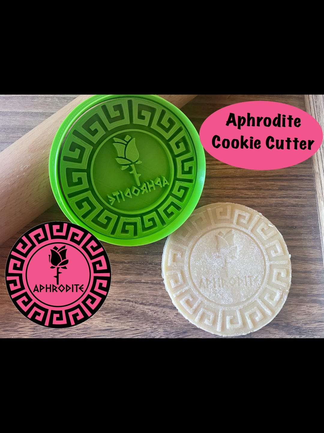 Aphrodite Cookie Cutter, Greek Goddess, Mythology Cookie Cutter and ...