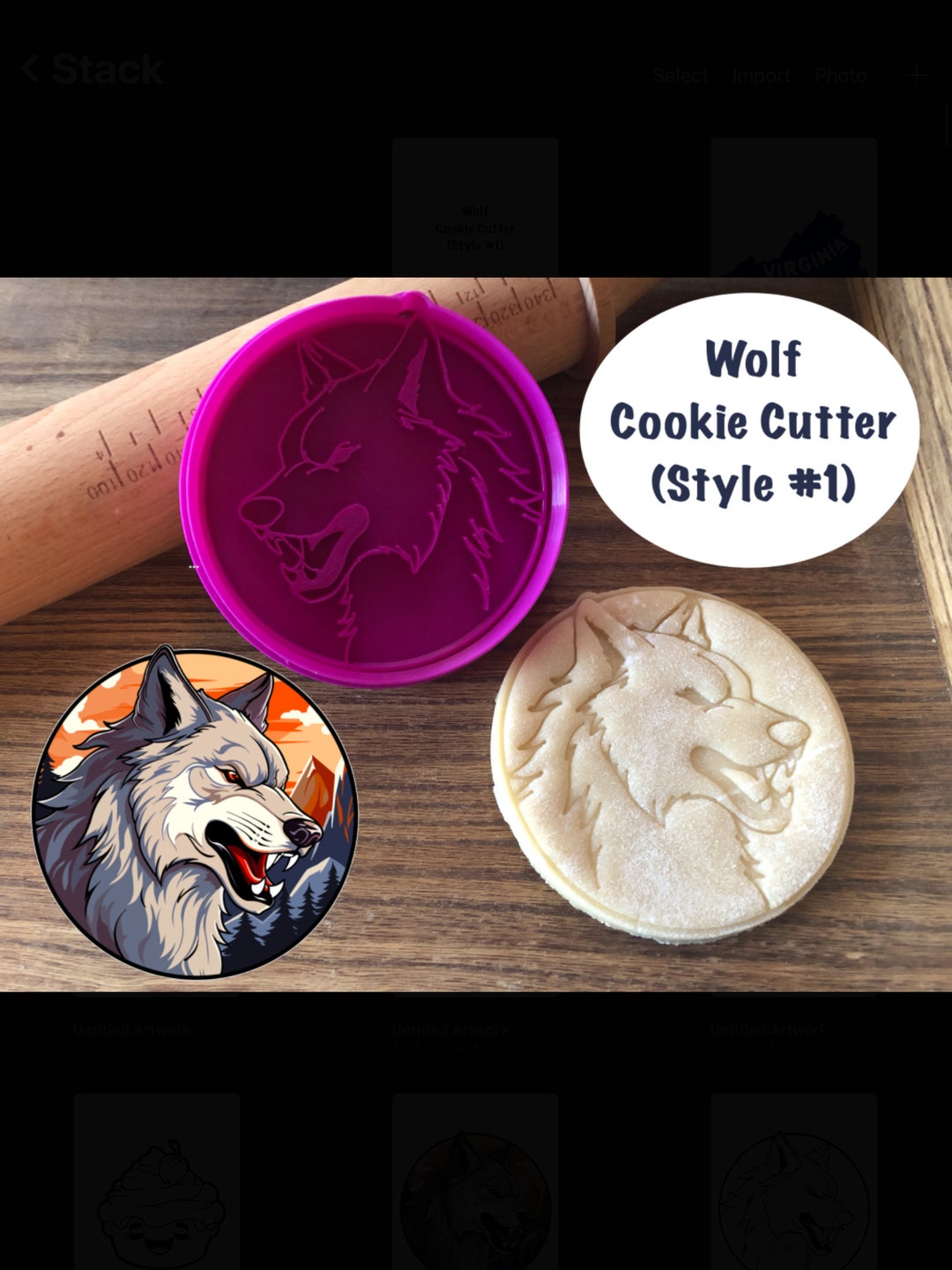 Wolf Cookie Cutter, Woodland, Animal, Cookie Cutter and Stamp - Etsy