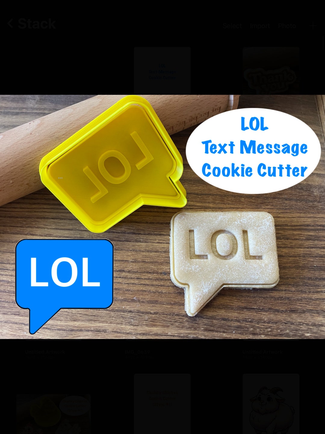 LOL Cookie Cutter, Text Message, Cell Phone, Cookie Cutter and Stamp - Etsy