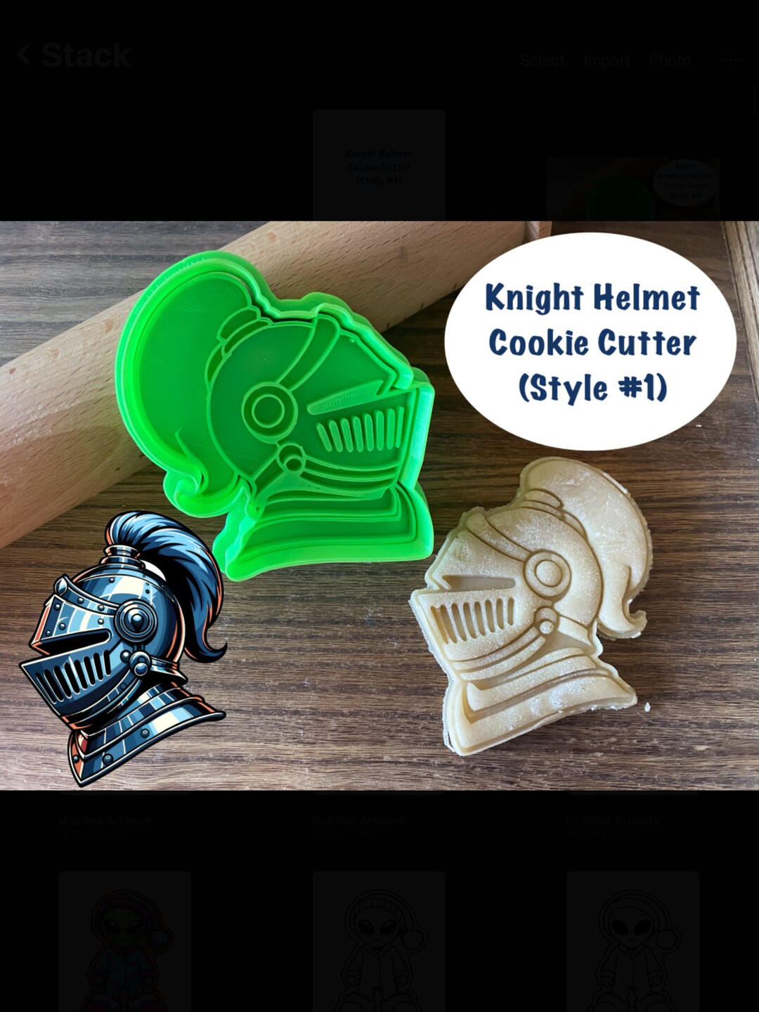 Knight Helmet Cookie Cutter, Jousting, Medieval, Cookie Cutter and ...