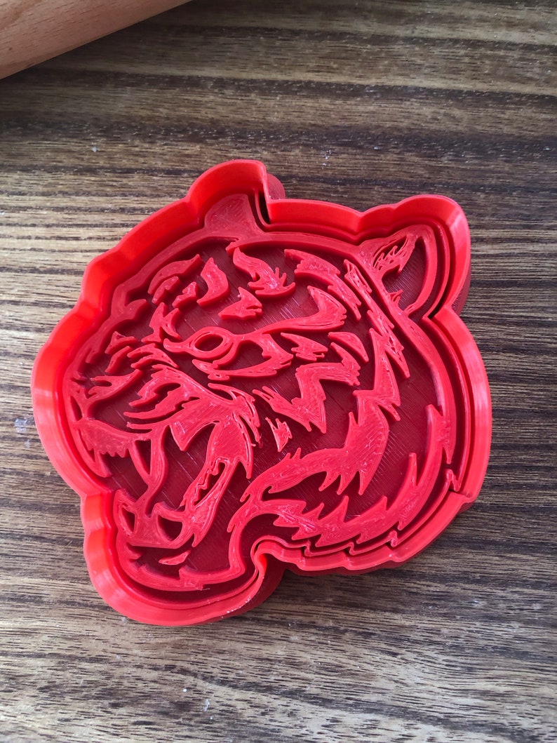 Tiger Cookie Cutter, Animal, Safari, Zoo, Cookie Cutter and Stamp - Etsy