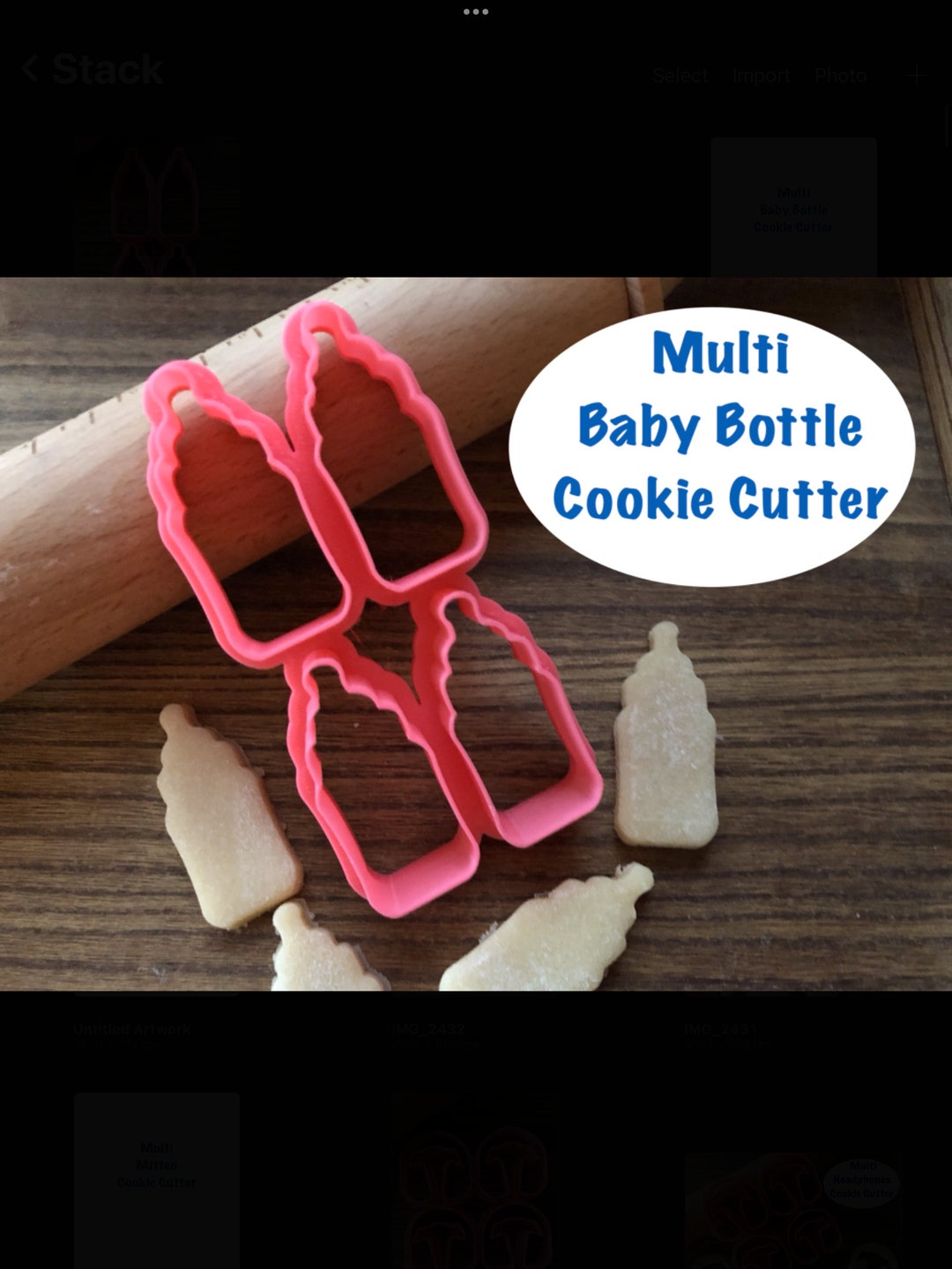 Baby Bottle Cookie Cutter, Multi Cookie Cutter - Etsy