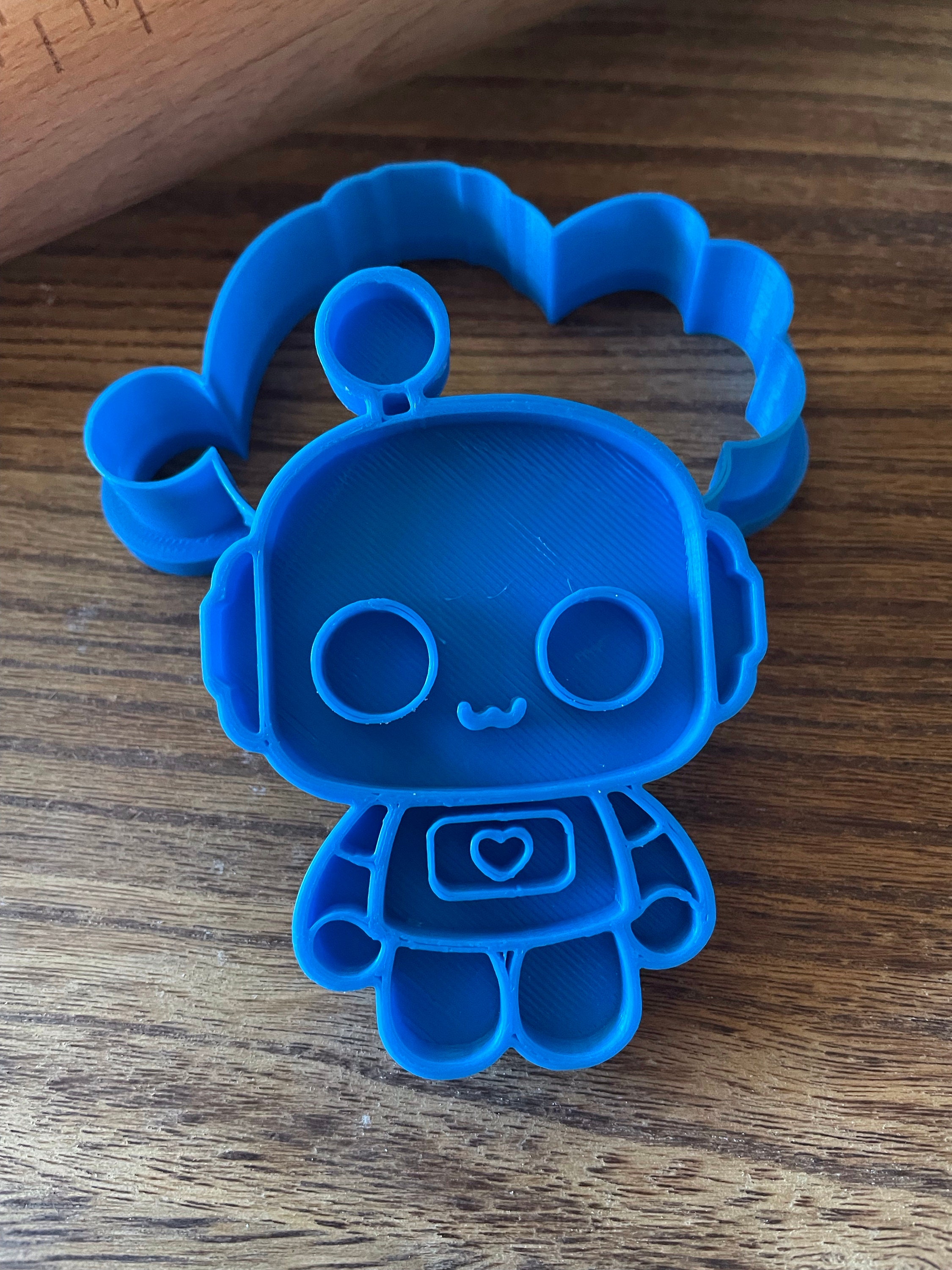 Robot Cookie Cutter, Kawaii, Sci-fi, Cookie Cutter and Stamp - Etsy