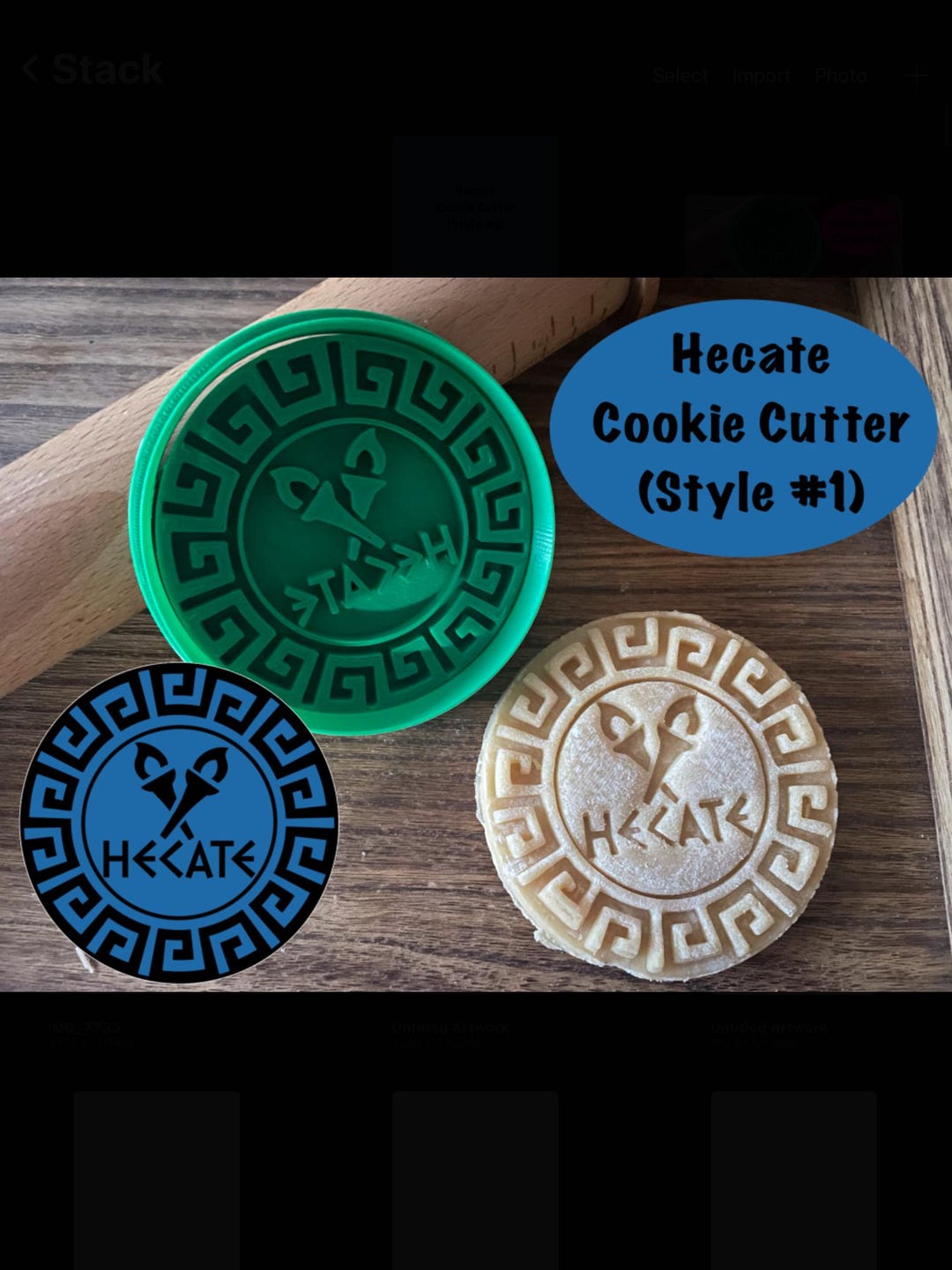 Hecate Cookie Cutter. Greek Mythology Cookie Cutter and Stamp - Etsy