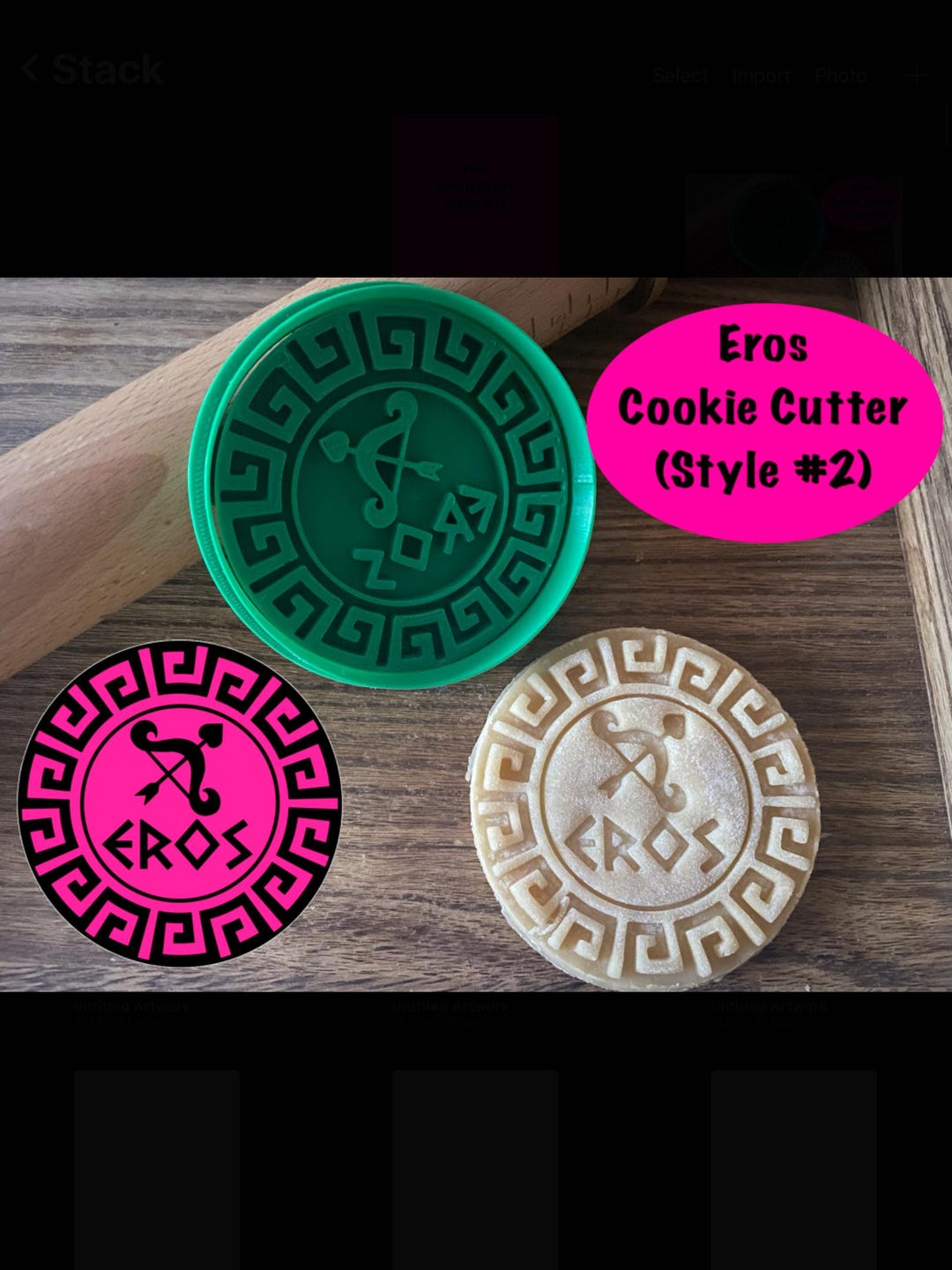 Eros Cookie Cutter, Valentine's Day. Greek Mythology Cookie Cutter and ...