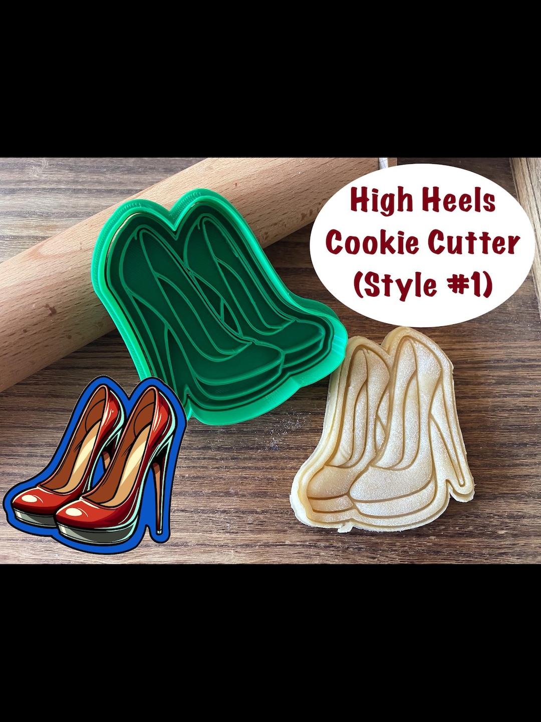 High Heels Cookie Cutter, Fashion, Footwear, Cookie Cutter and Stamp - Etsy