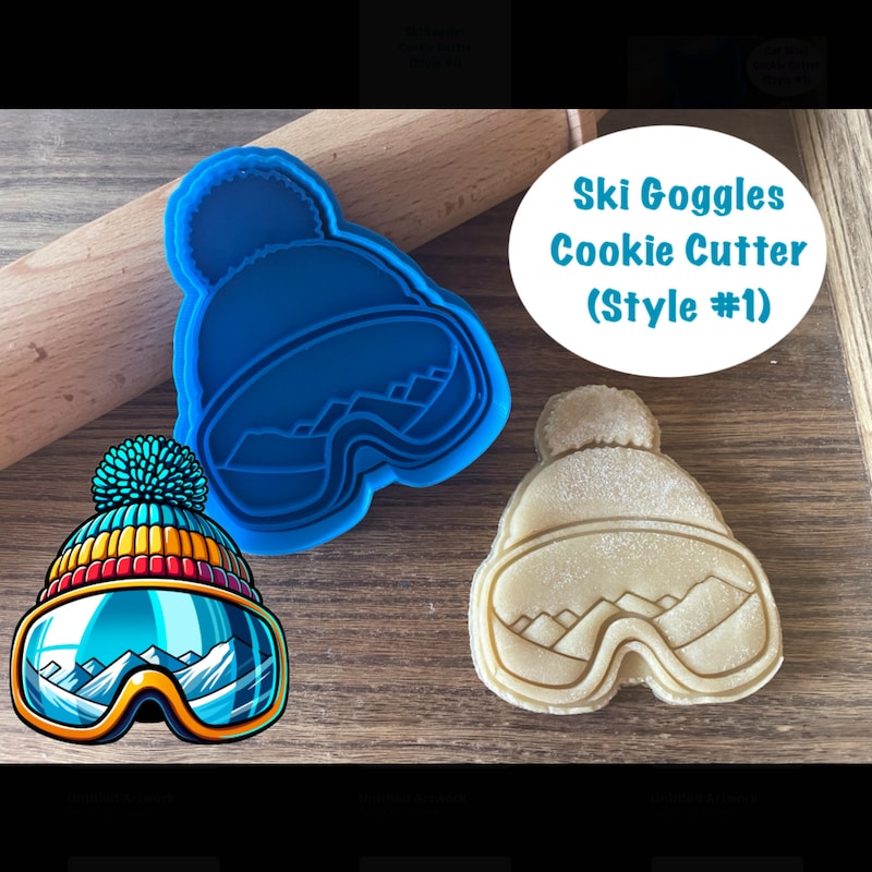 Skiing Cookie Cutter - Etsy