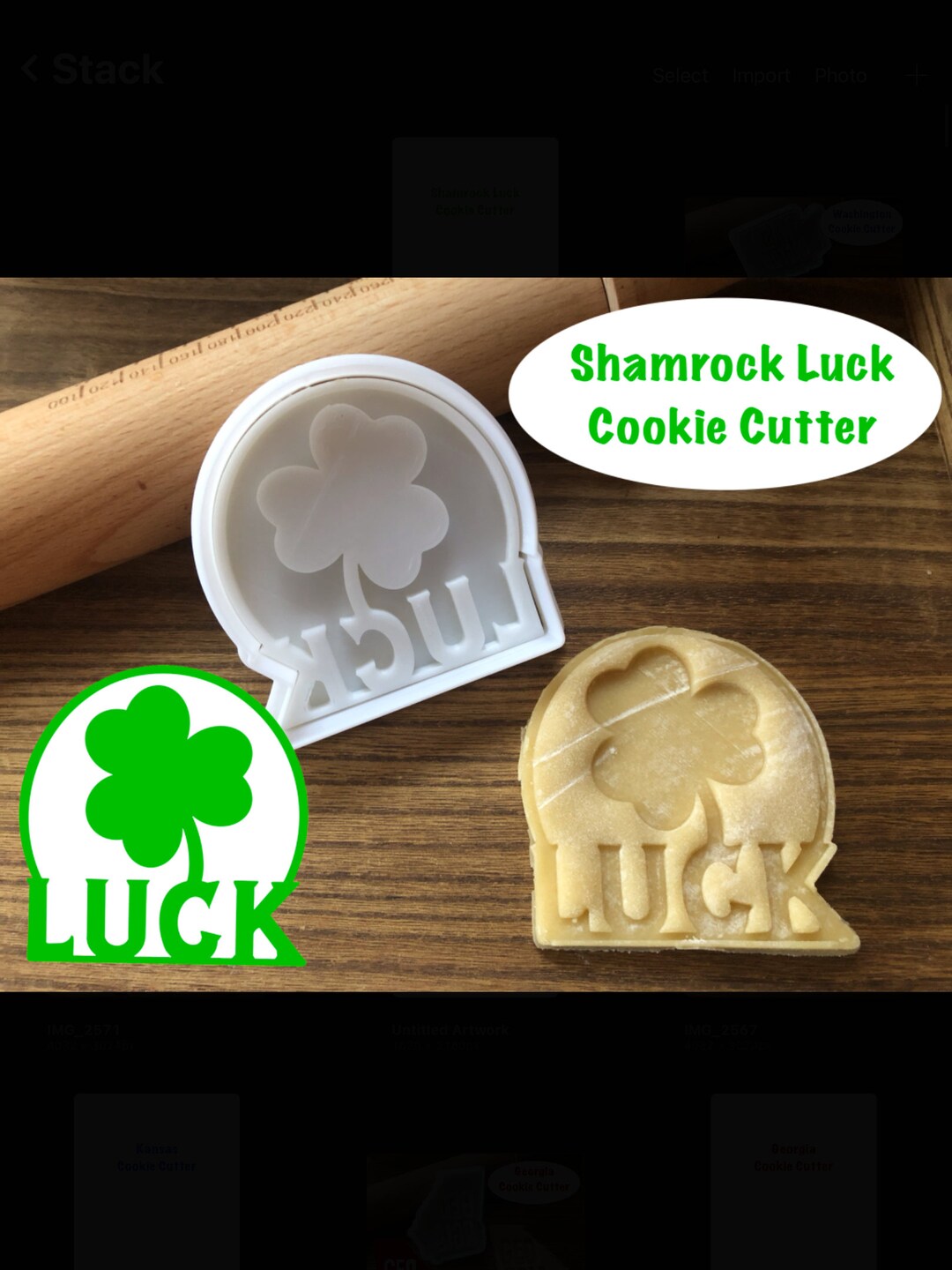 St. Patrick's Day Cookie Cutter, Shamrock, Luck, Clover, Cookie Cutter ...