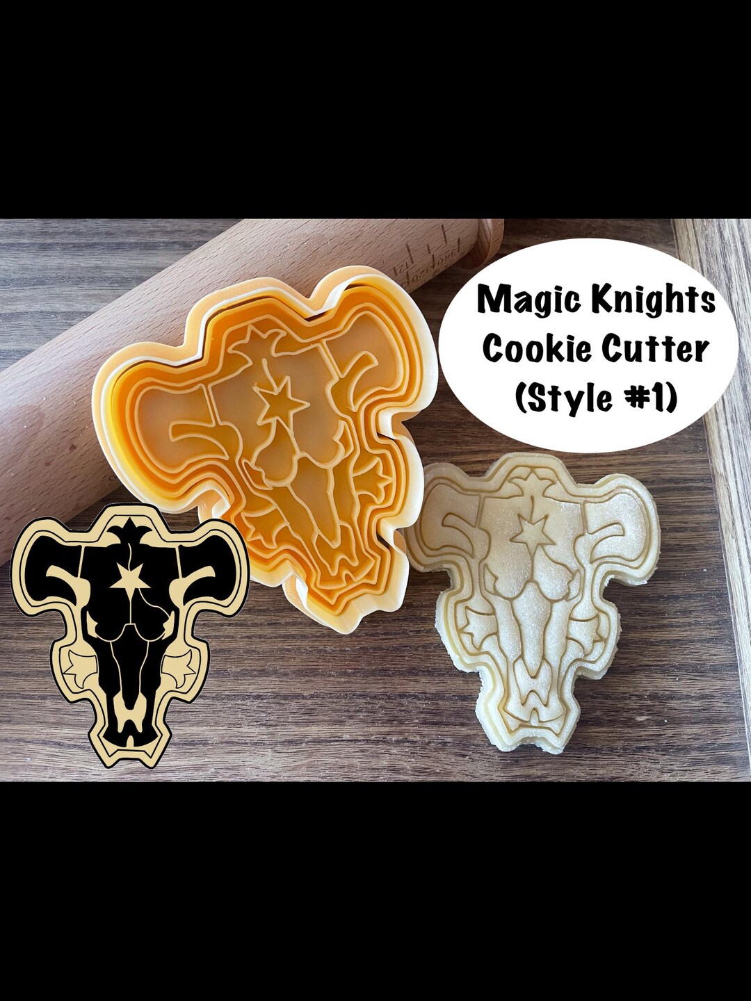 Anime Cookie Cutter, Magic Knights Cookie Cutter and Stamp - Etsy