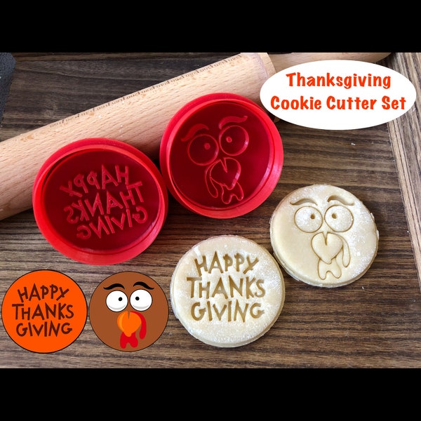 Thanksgiving Cookie Cutter Set - Etsy