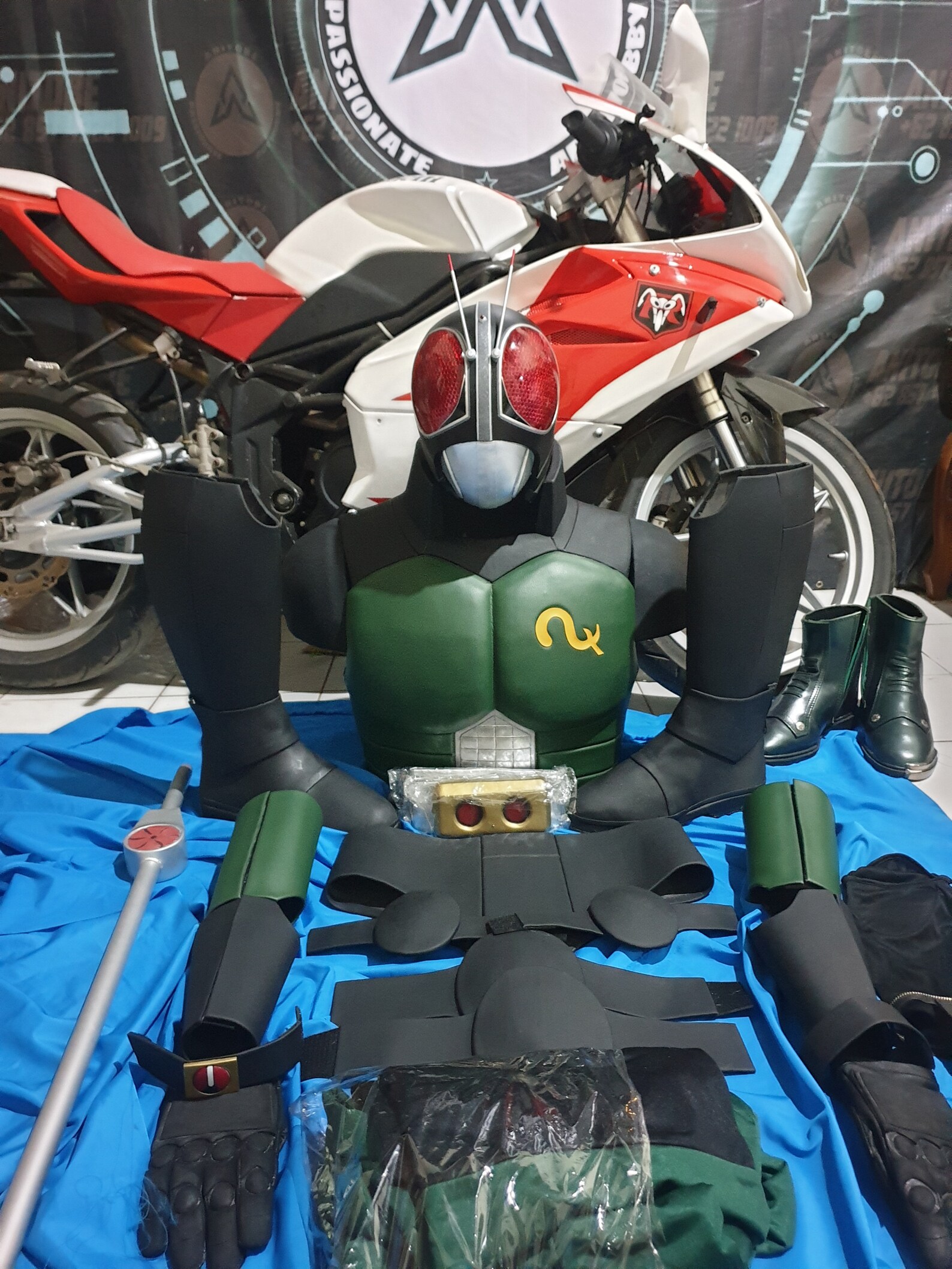 BLACK RX Kamen Rider FULL Suit Costume for Cosplay Wearable Suits ...