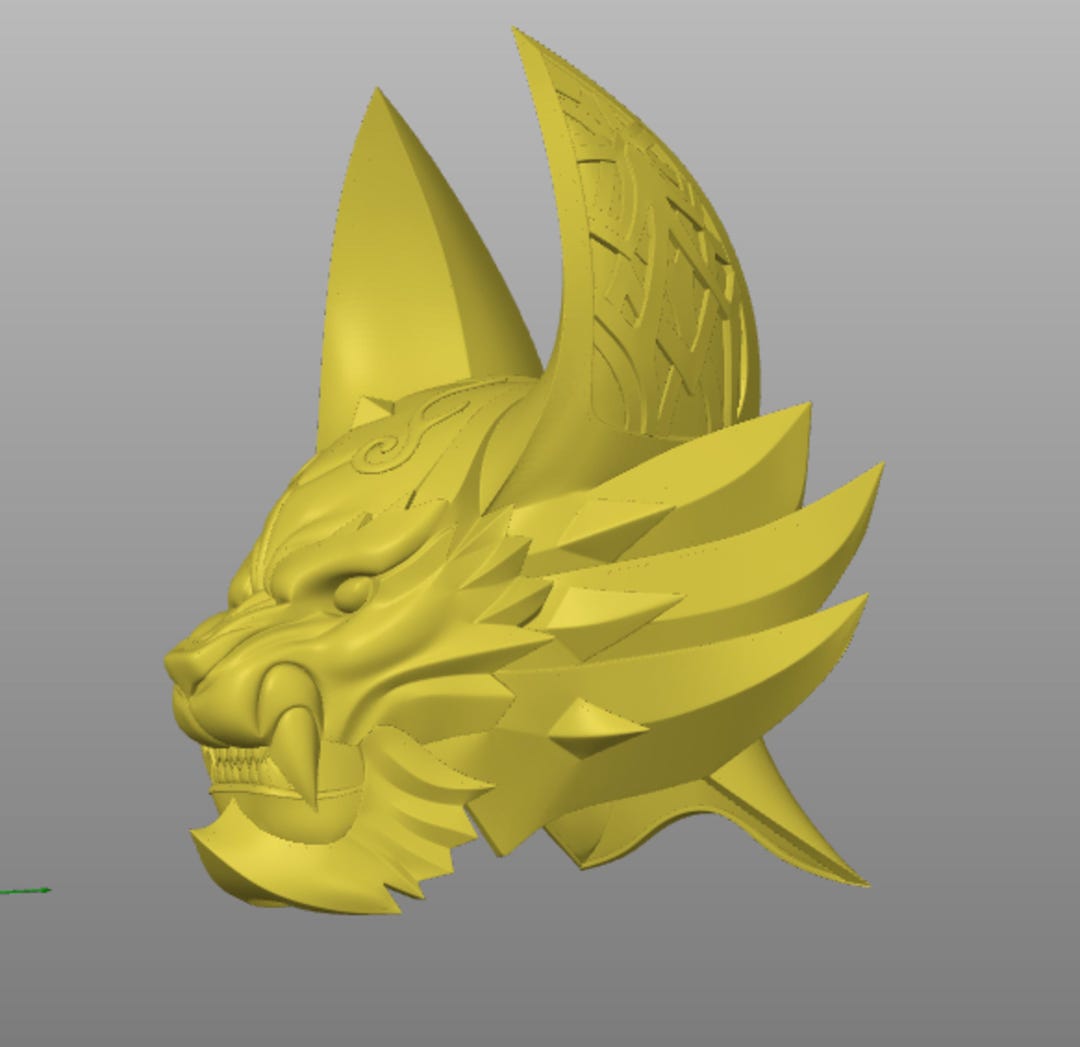 GOLDEN KNIGHT GARO Helmet Wearable for 3D Print - Etsy