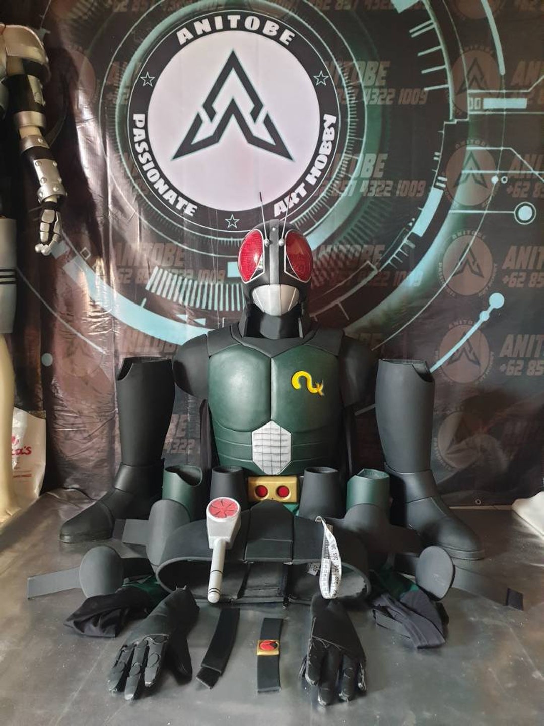 BLACK RX Kamen Rider FULL Suit Costume for Cosplay Wearable - Etsy