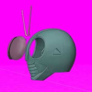 BLACK Kamen Rider 3D File Printed Cosplay - Etsy