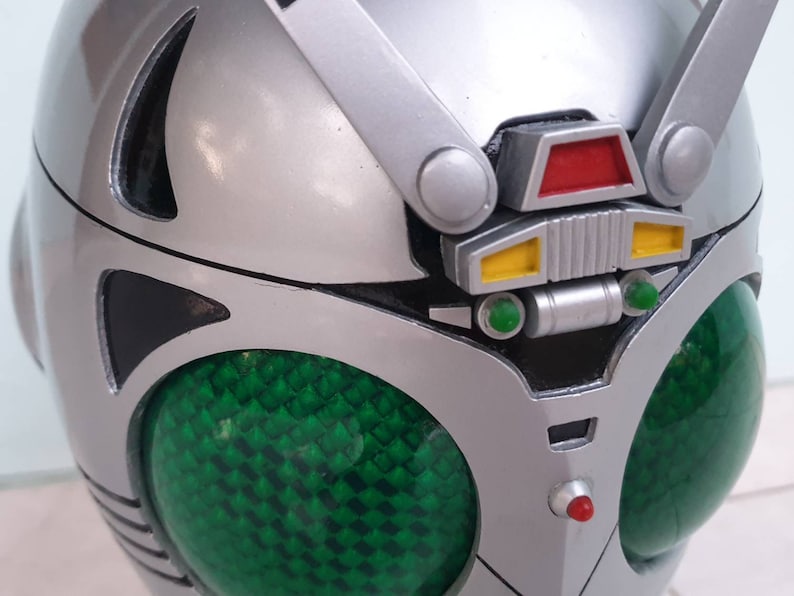 Shadowmoon Resin Helmet of Kamen Rider Black Rx Tokusatsu - Etsy