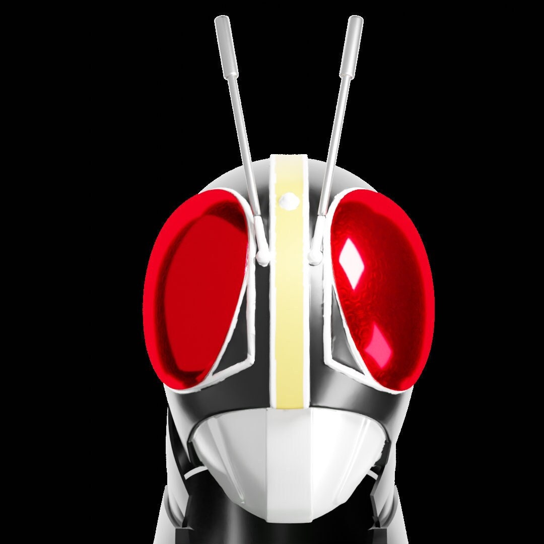 Black RX Helmet File Print for Cosplay Kamen Rider - Etsy