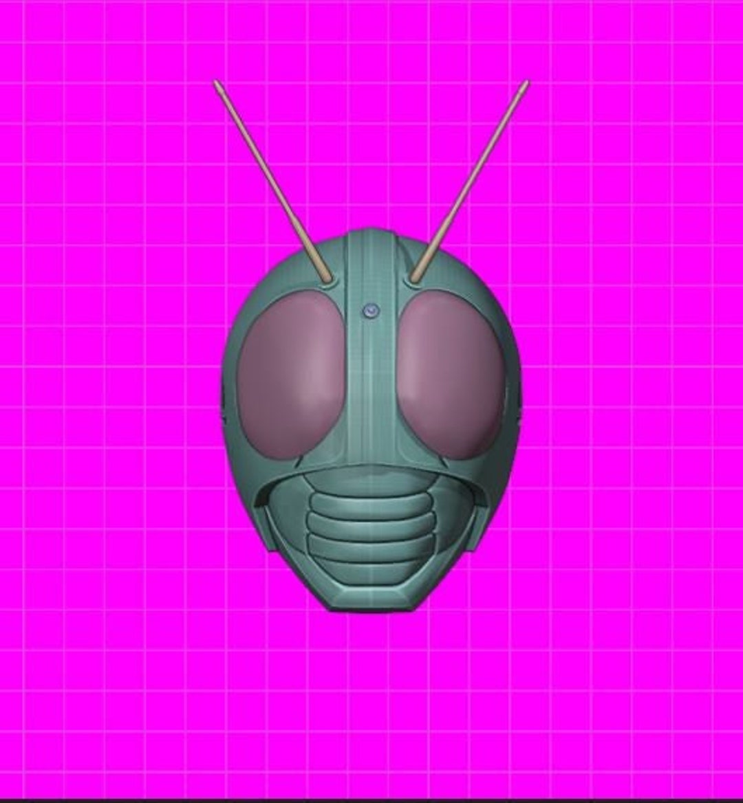 BLACK Kamen Rider 3D File Printed Cosplay - Etsy