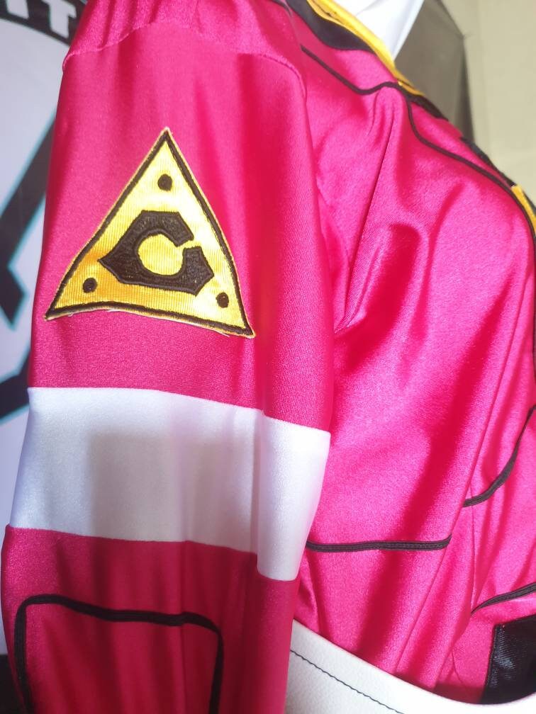 PINK TURBO Ranger Full Suits Costume of Power Rangers Rescue - Etsy