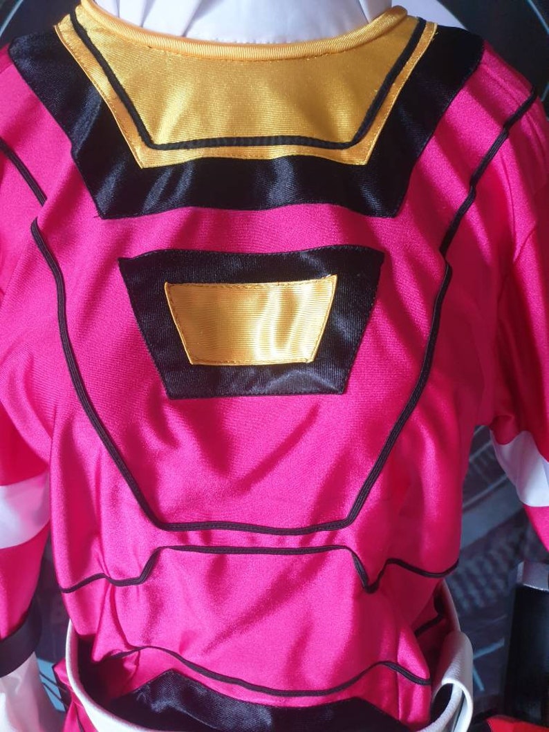 PINK TURBO Ranger Full Suits Costume of Power Rangers Rescue - Etsy