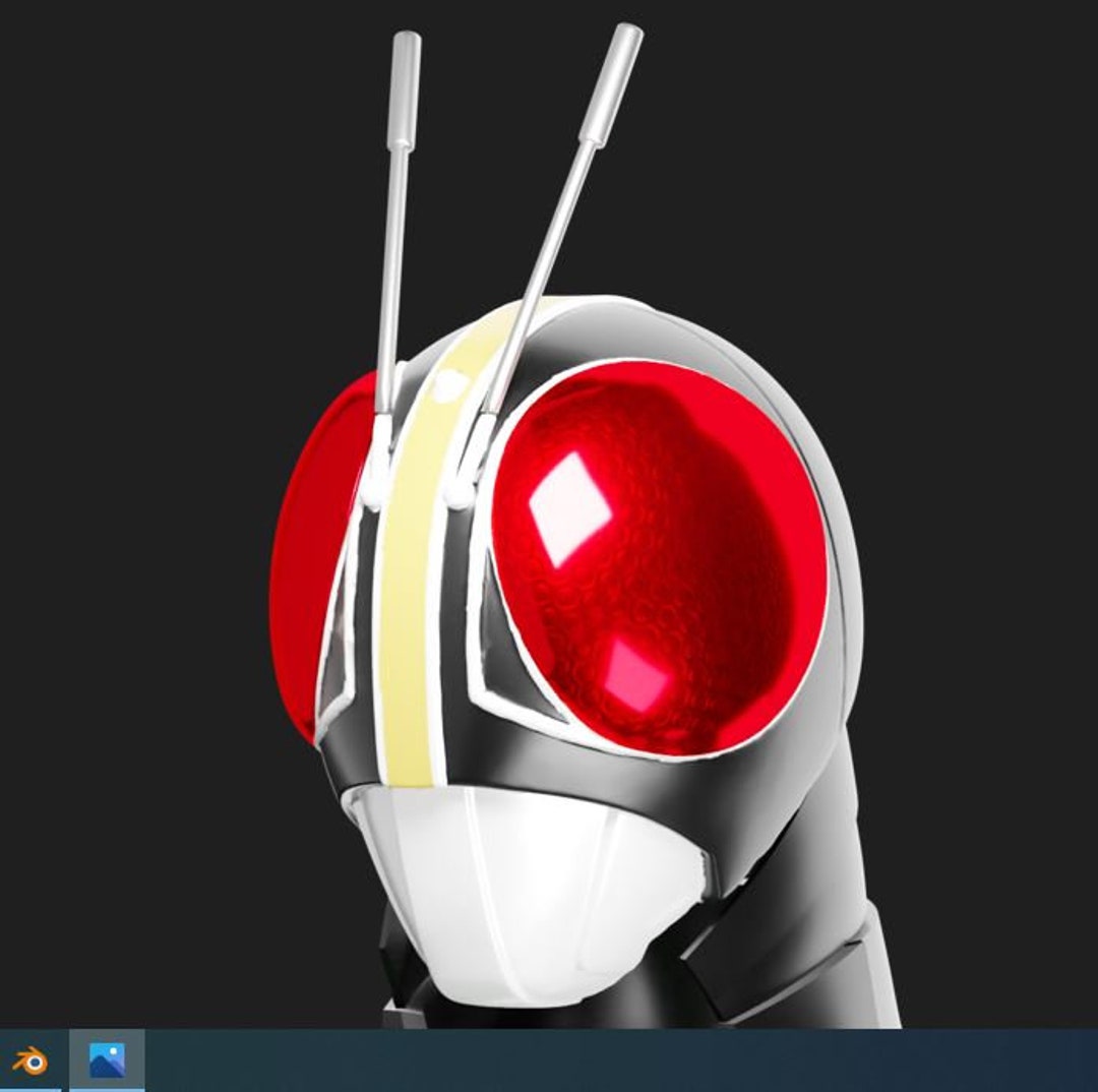 Black RX Helmet File Print for Cosplay Kamen Rider - Etsy