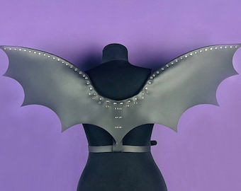 Leather Bat Wings - Etsy