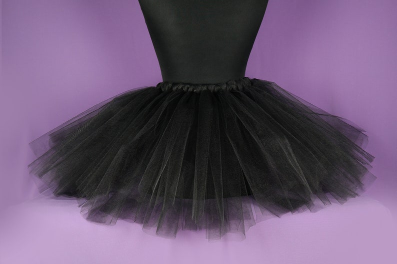 Leather Tulle Tutu Skirt: Goth Witchy Ballerina Costume - Etsy