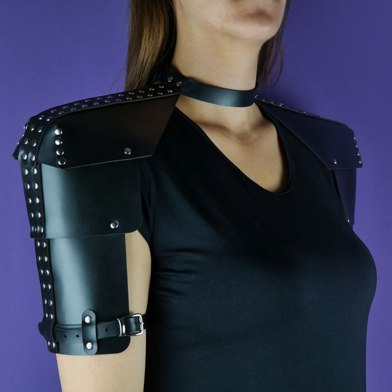 Leather Shoulder Armor - Etsy