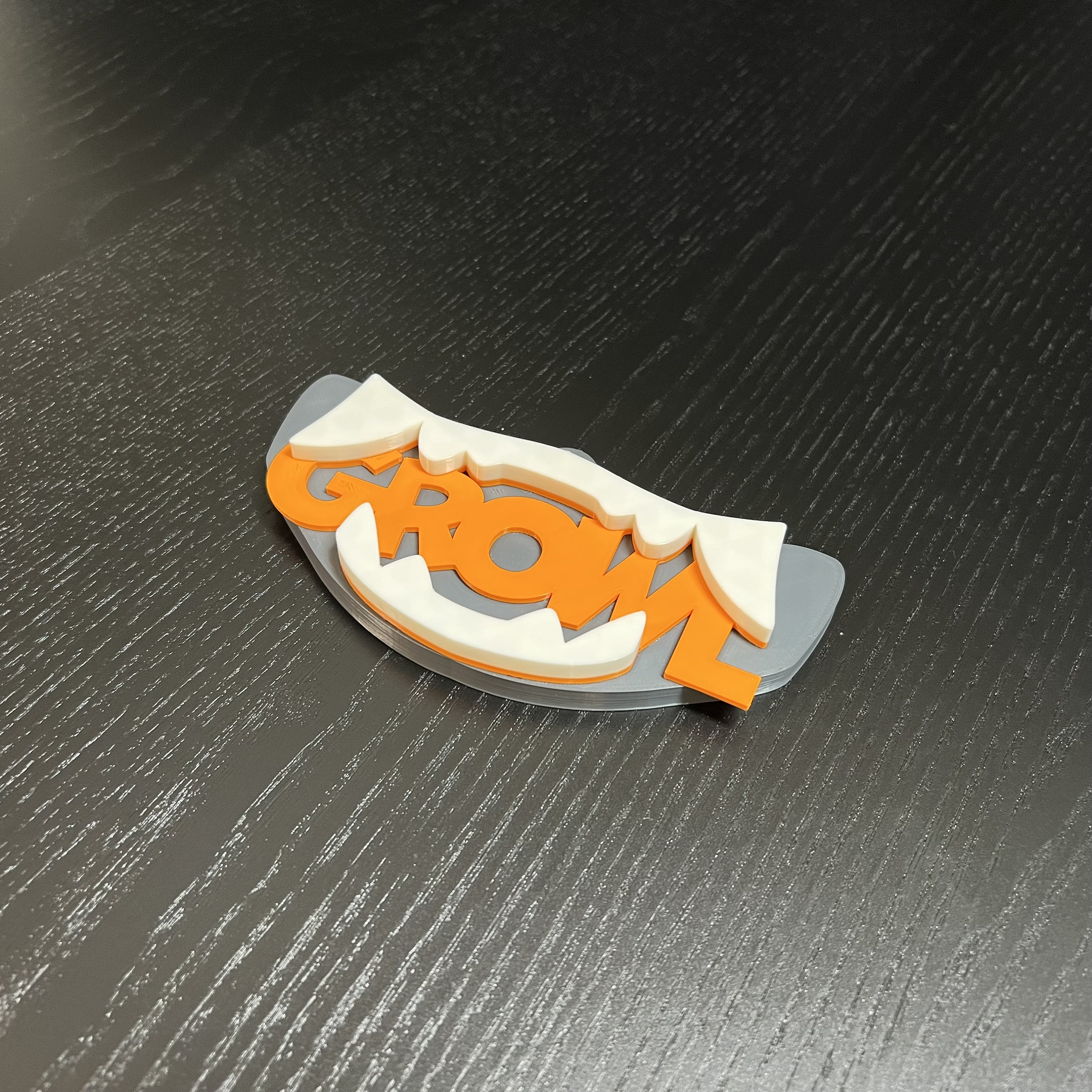 Custom Name Tag for Fursuits Etc. 3D Printed Maw Tag - Etsy