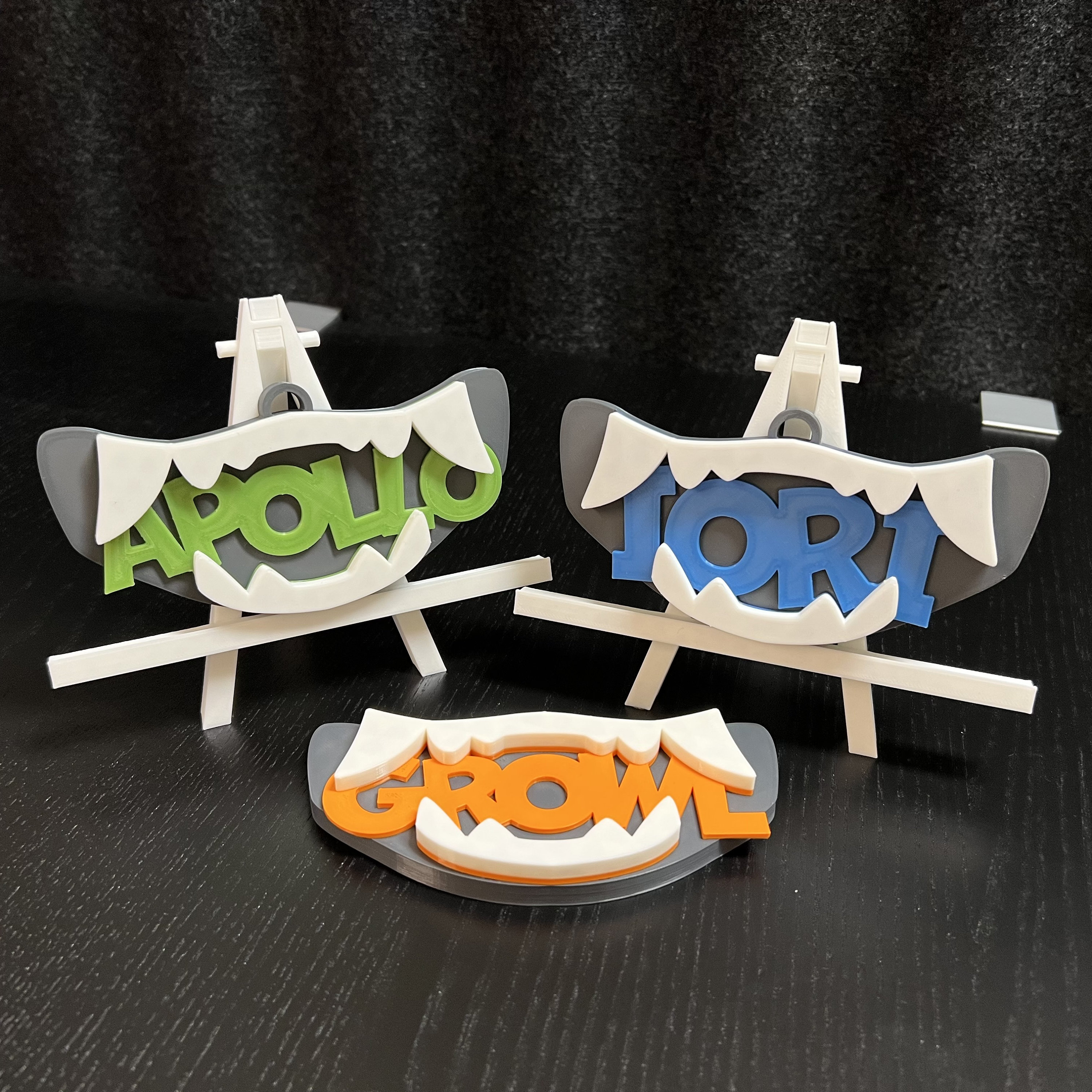 Custom Name Tag for Fursuits Etc. 3D Printed Maw Tag - Etsy