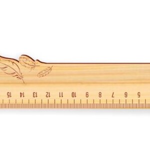 Laser Cut Digital File .svg .dxf Files 20 Cm Wooden Ruler, Kids Ruler ...