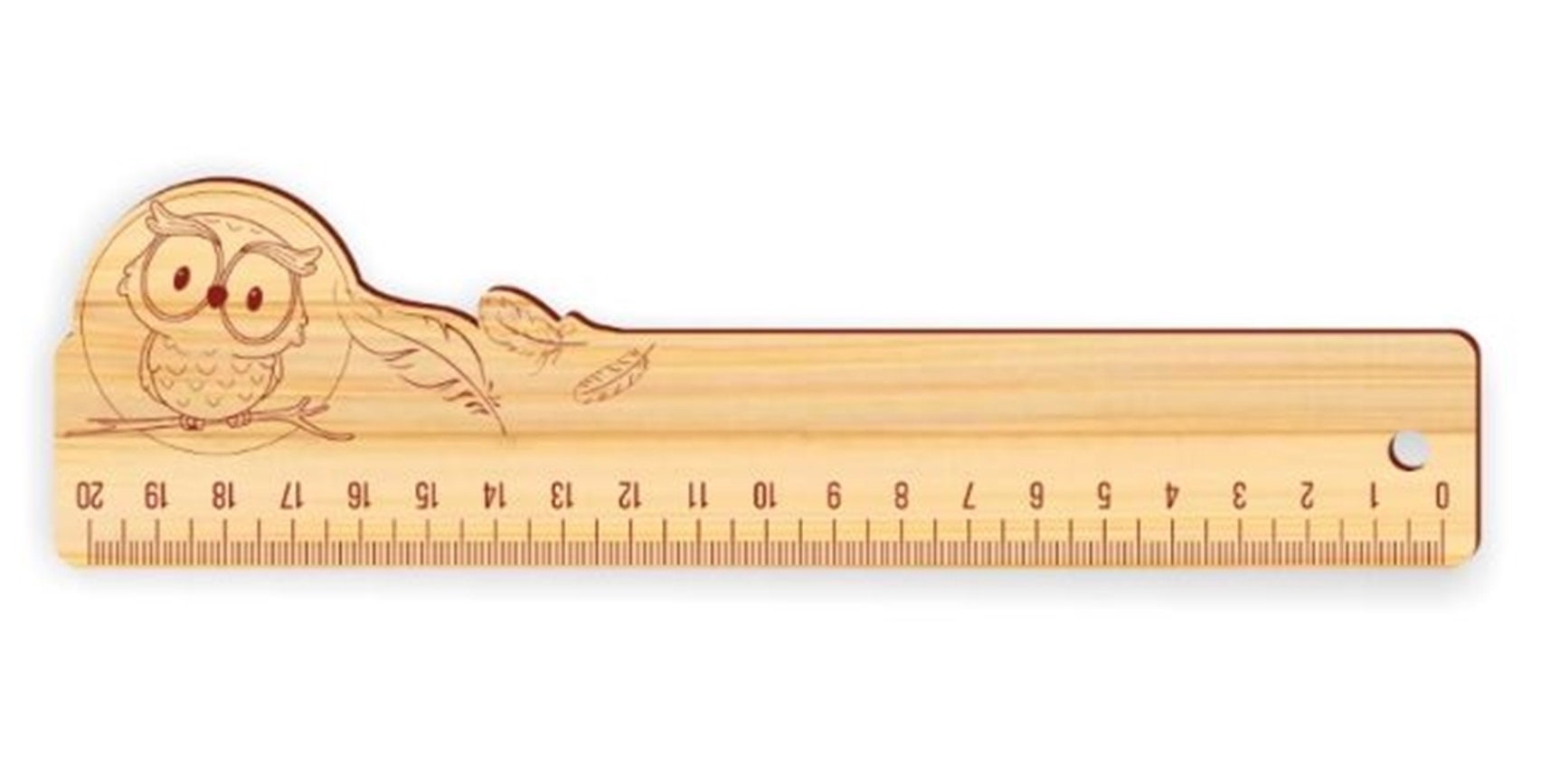 Laser Cut Digital File .svg .dxf Files 20 Cm Wooden Ruler, Kids Ruler ...