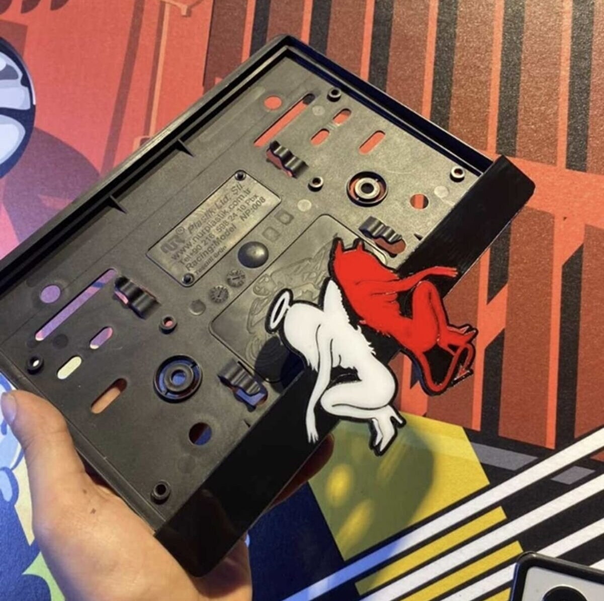 Laser Cut Digital File .svg .dxf Files Angel and Devil Motorcycle ...