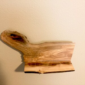 16x5x4 Live Edge Floating Shelf, TURTLE Spalted Maple Live Edge ...