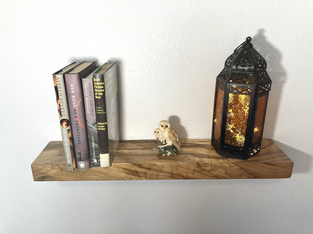 Spalted Maple Floating Shelf, 24X5X2, Chaos, Made From Reclaimed Wood ...