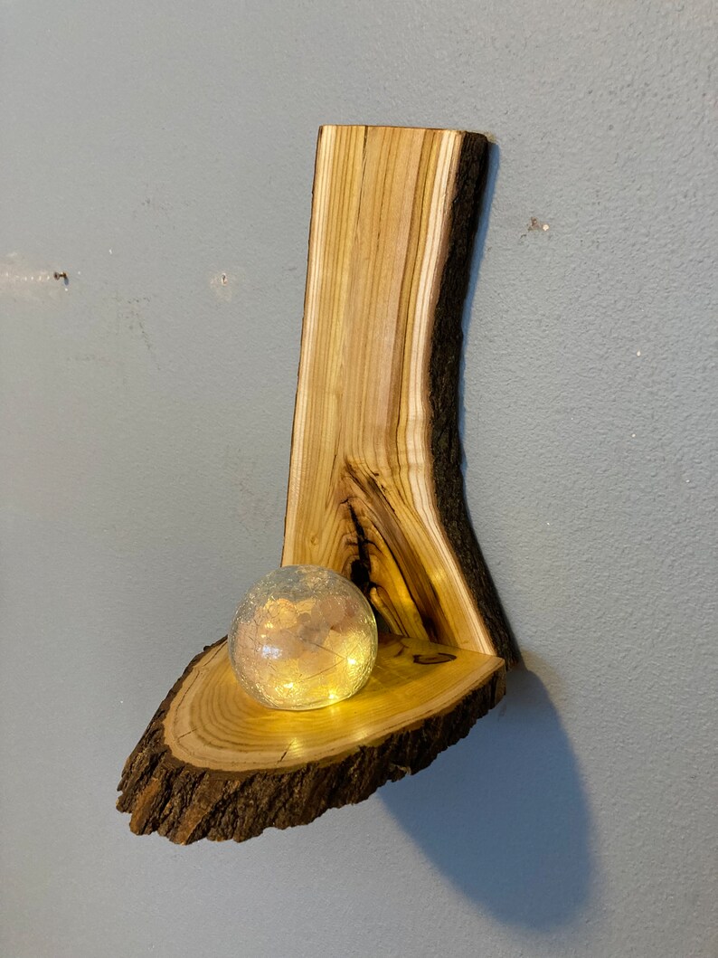 15x9x9 Live Edge Floating Shelf BOLT White Walnut Floating - Etsy