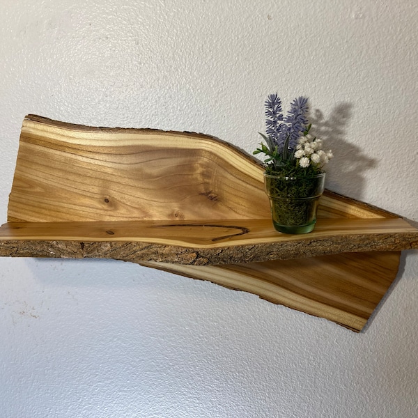 Live Edge Shelf (You'll Enjoy) - Etsy
