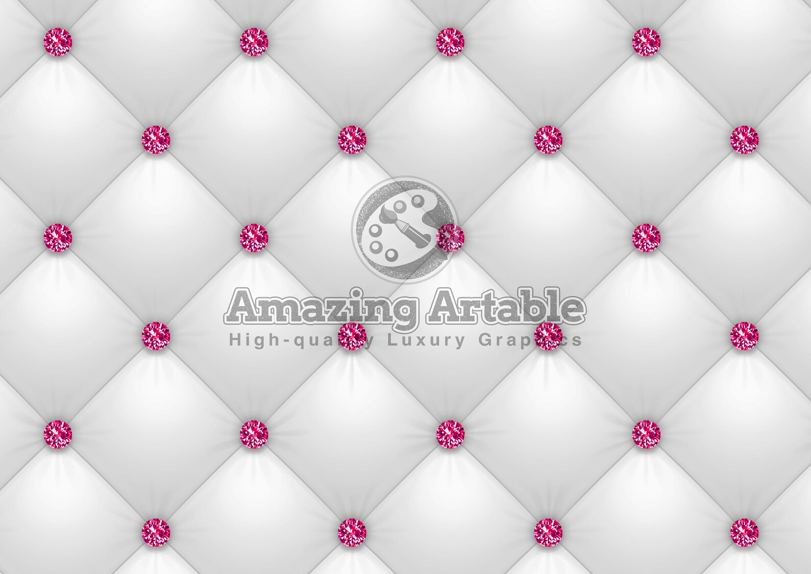 Pink & Black Diamond Tufted Digital Paper: Luxury Seamless - Etsy