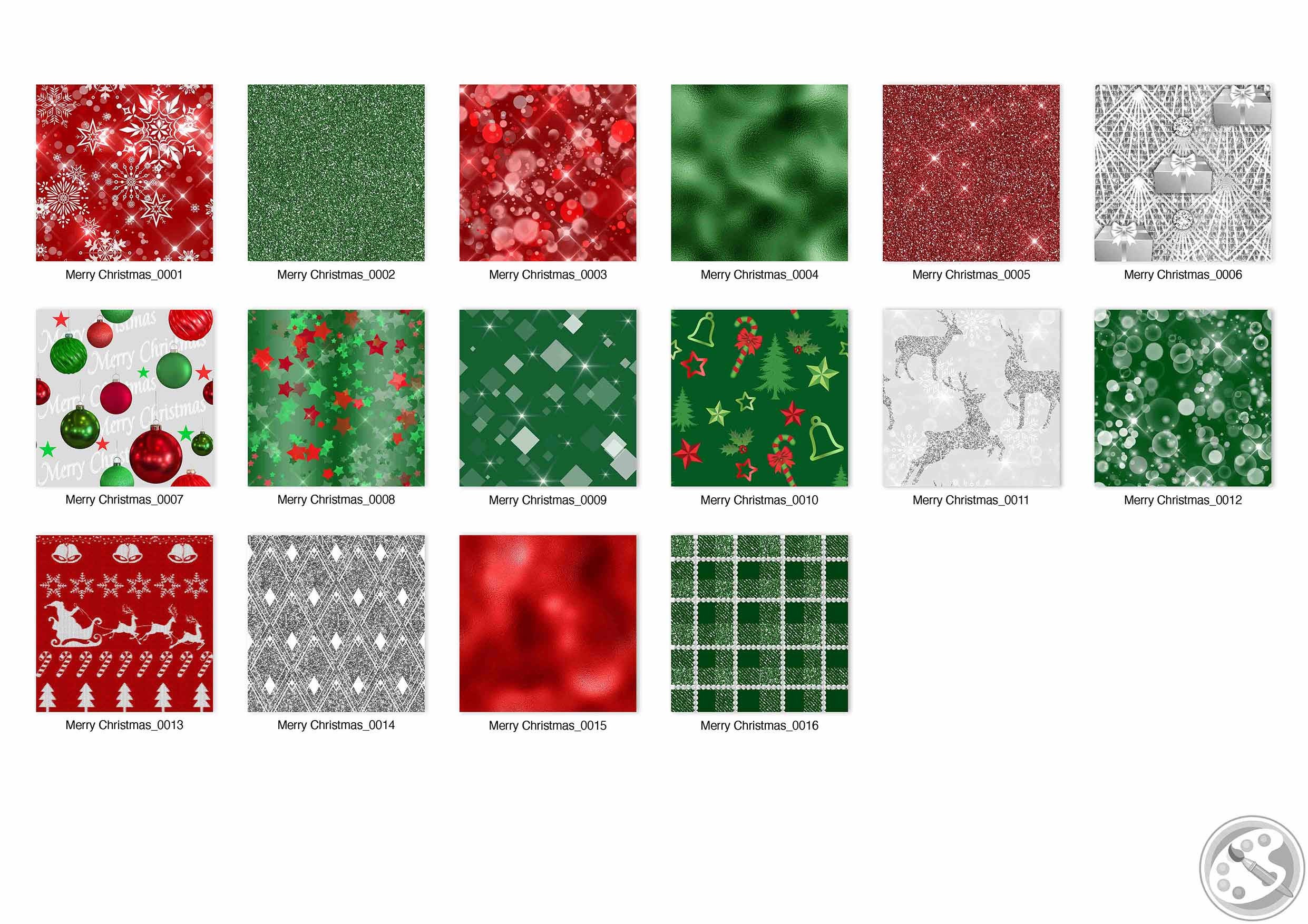 Merry Christmas Digital Paper: Seamless Luxury Christmas Background ...
