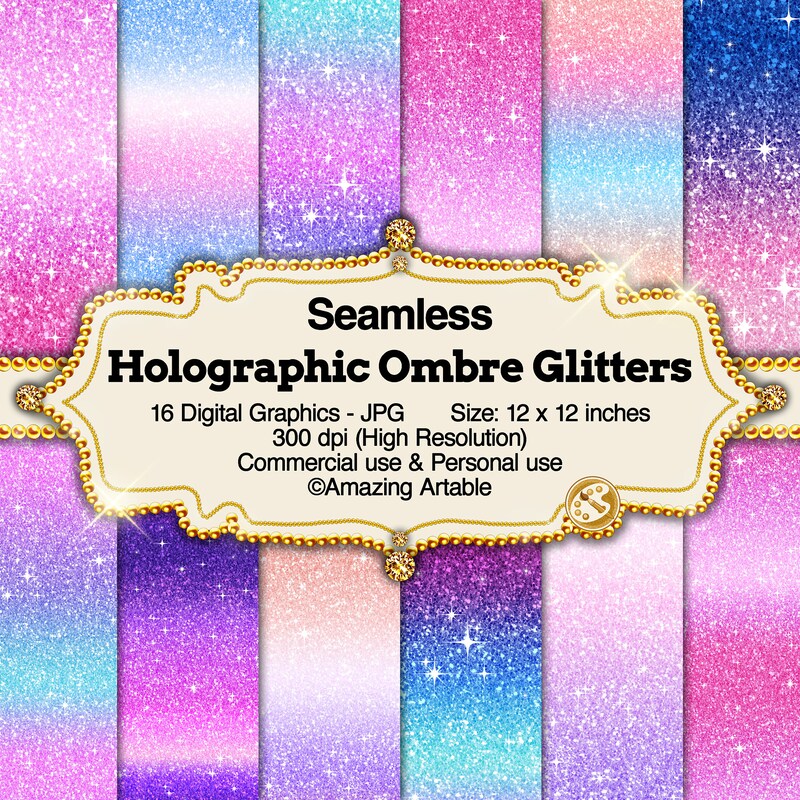 Blue Purple Glitter - Etsy