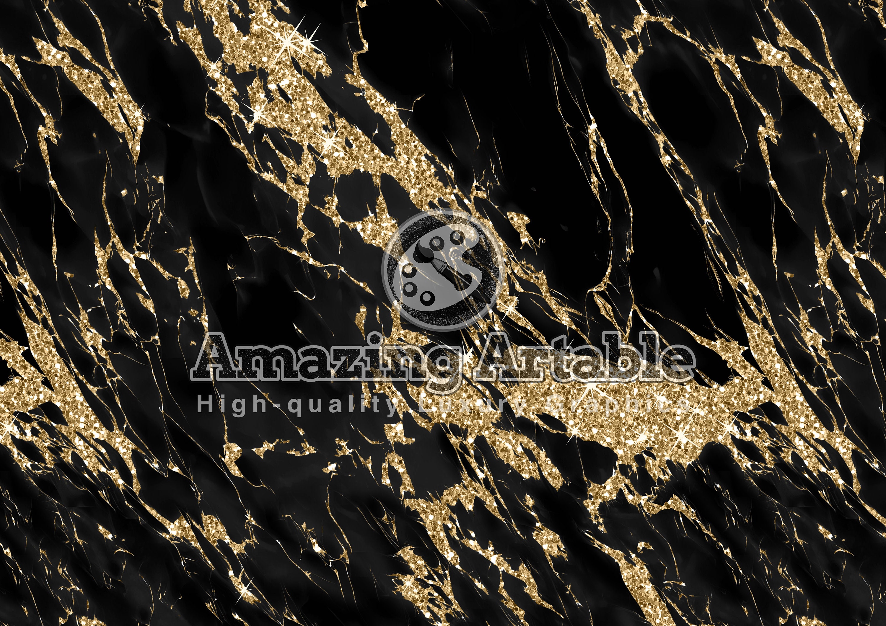 Luxury Gold Marble Seamless Digital Paper: Shimmering Gold - Etsy