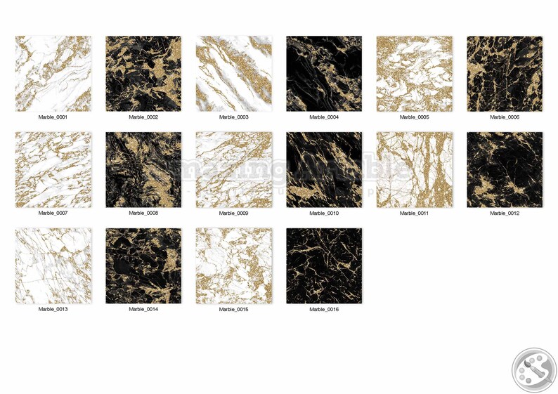 Luxury Gold Marble Seamless Digital Paper: Shimmering Gold - Etsy